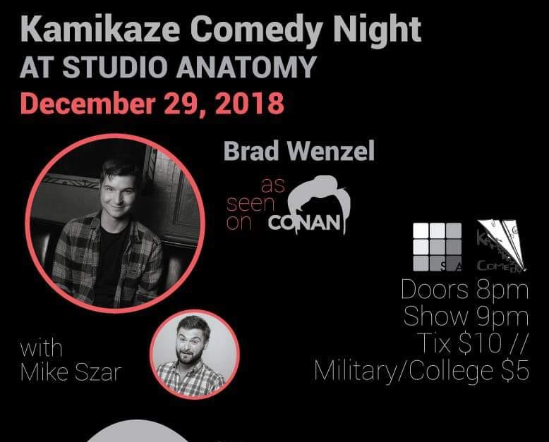 Brad Wenzel at Studio Anatomy – Traverse City Comedy